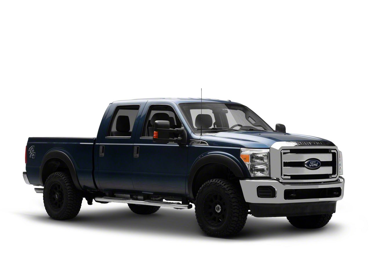 F-250 Super Duty Factory Style Fender Flares; Smooth Black (11-16 F-250 Super Duty) - Free Shipping