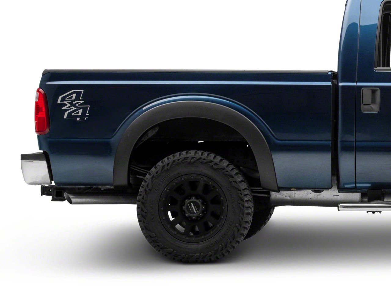 F-250 Super Duty Factory Style Fender Flares; Smooth Black (11-16 F-250 Super Duty) - Free Shipping