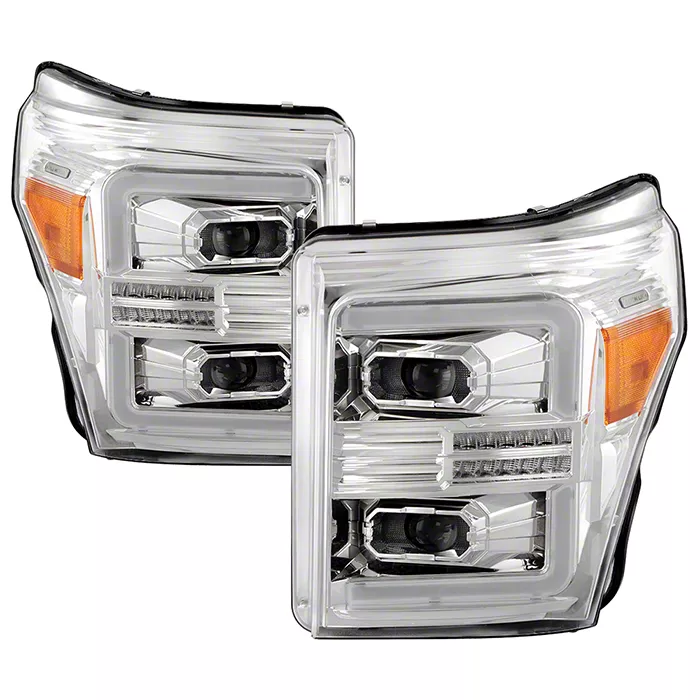 F-250 Super Duty Full LED Projector Headlights with Sequential Turn ...