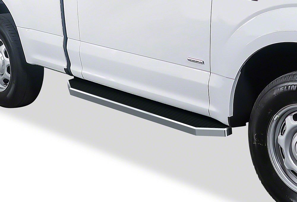 F-250 Super Duty H-Style Running Boards; Polished (17-26 F-250 Super ...