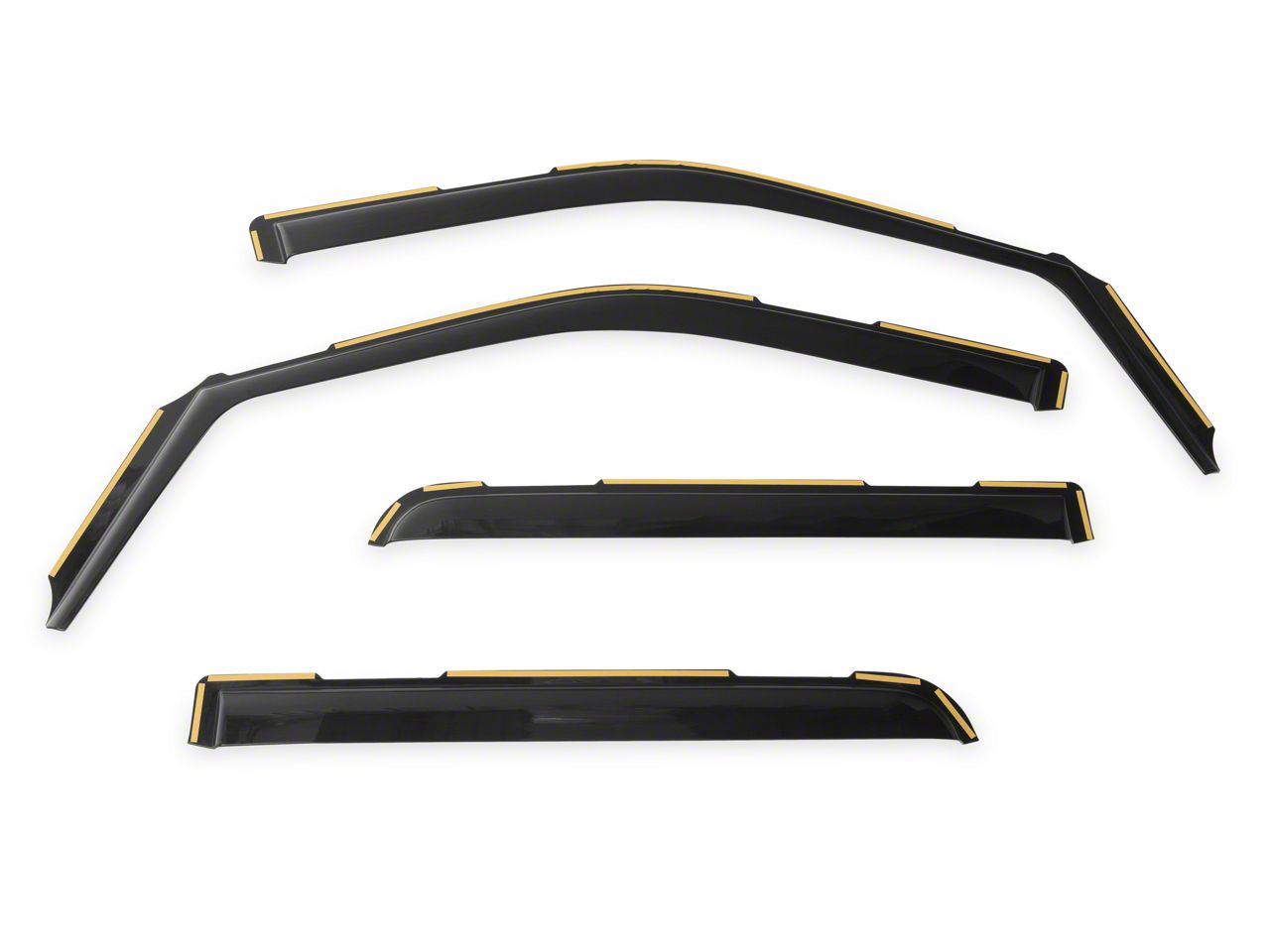 F-250 Super Duty in-Channel Window Deflectors (17-24 F-250 Super Duty ...