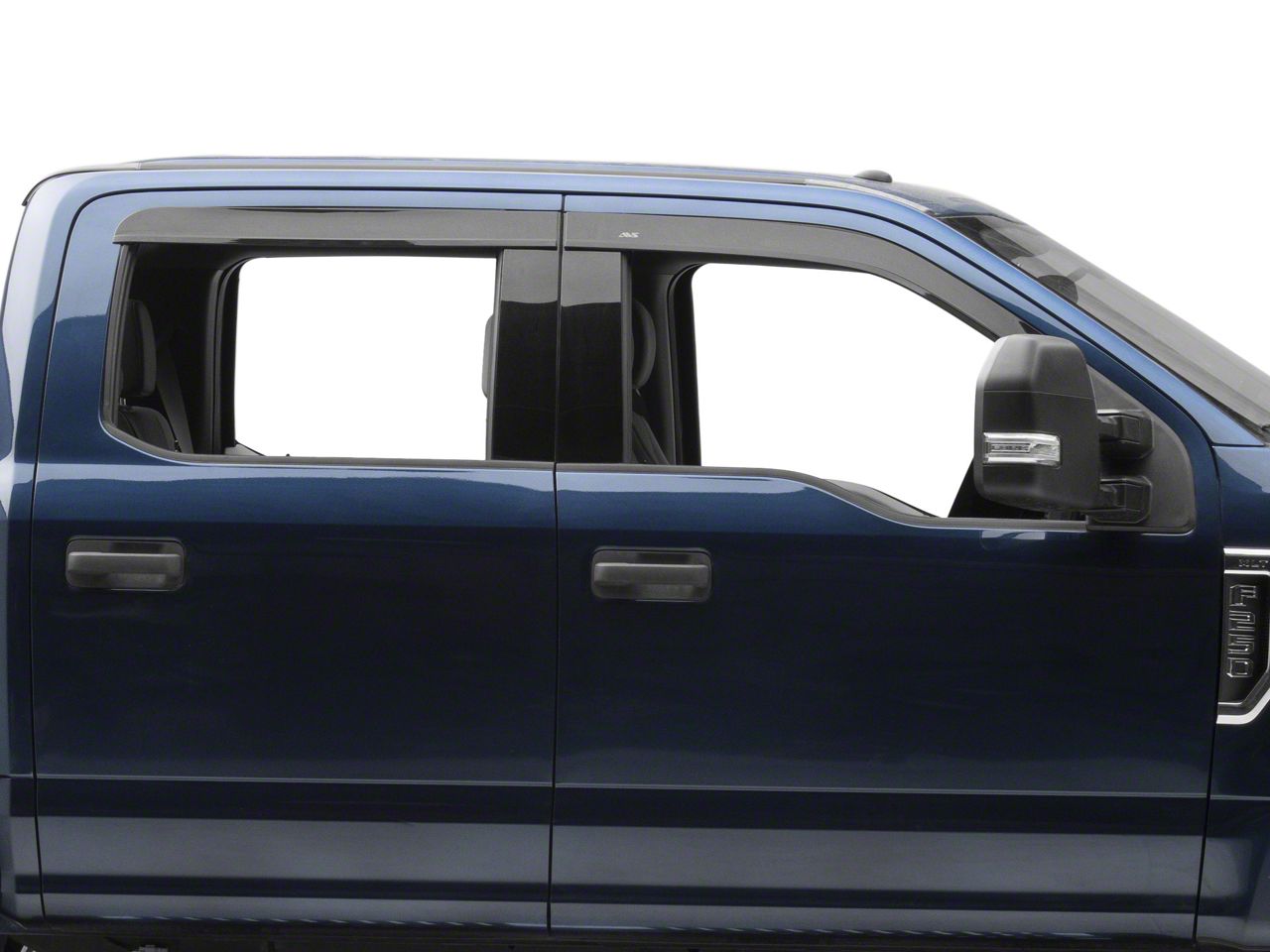 F-250 Super Duty Low Profile Ventvisor Window Deflectors; Front and ...