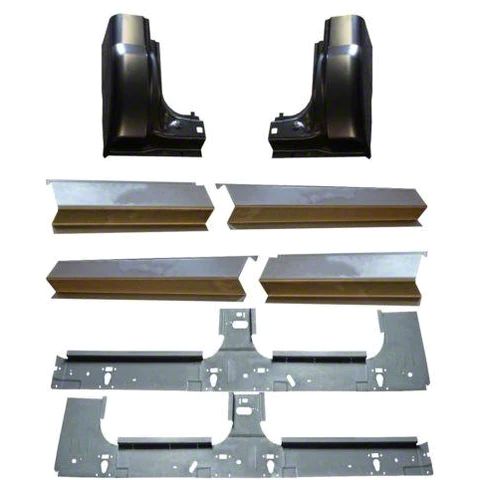 F-250 Super Duty Outer Rocker Panels and Cab Corners Kit (11-16 F-250 ...