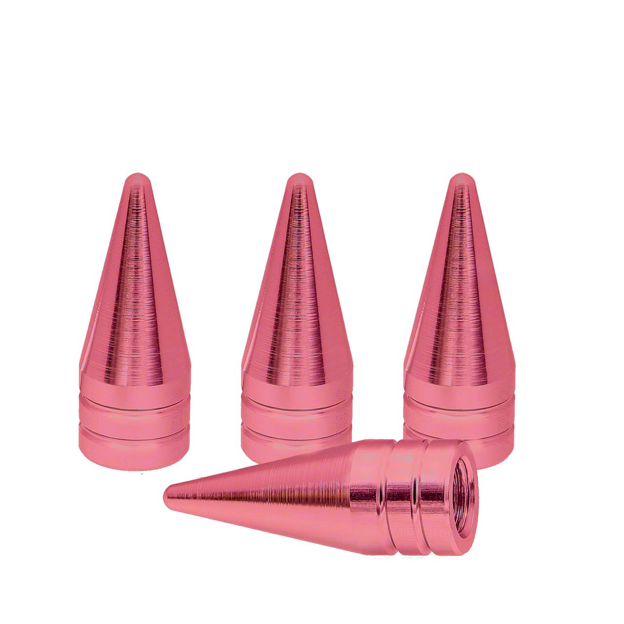 F-250 Super Duty Pink Spike Valve Caps; 4-Pack (Universal; Some ...