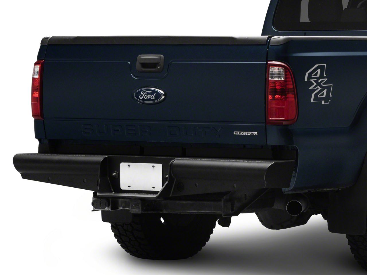 F-250 Super Duty Pipe Force Series Rear Bumper; Black Textured (11-16 F ...