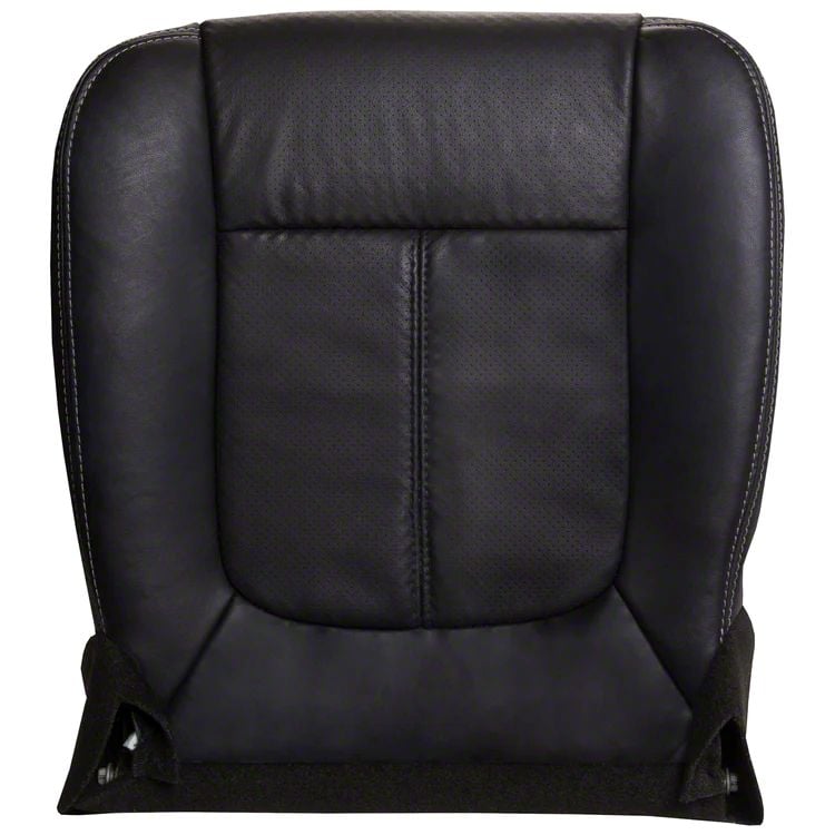 F 250 Super Duty Replacement Bottom Seat Cover Driver Side Charcoal Black Perforated Leather 12 16 F 250 Super Duty Lariat w Heated Cooled Seats Free Shipping