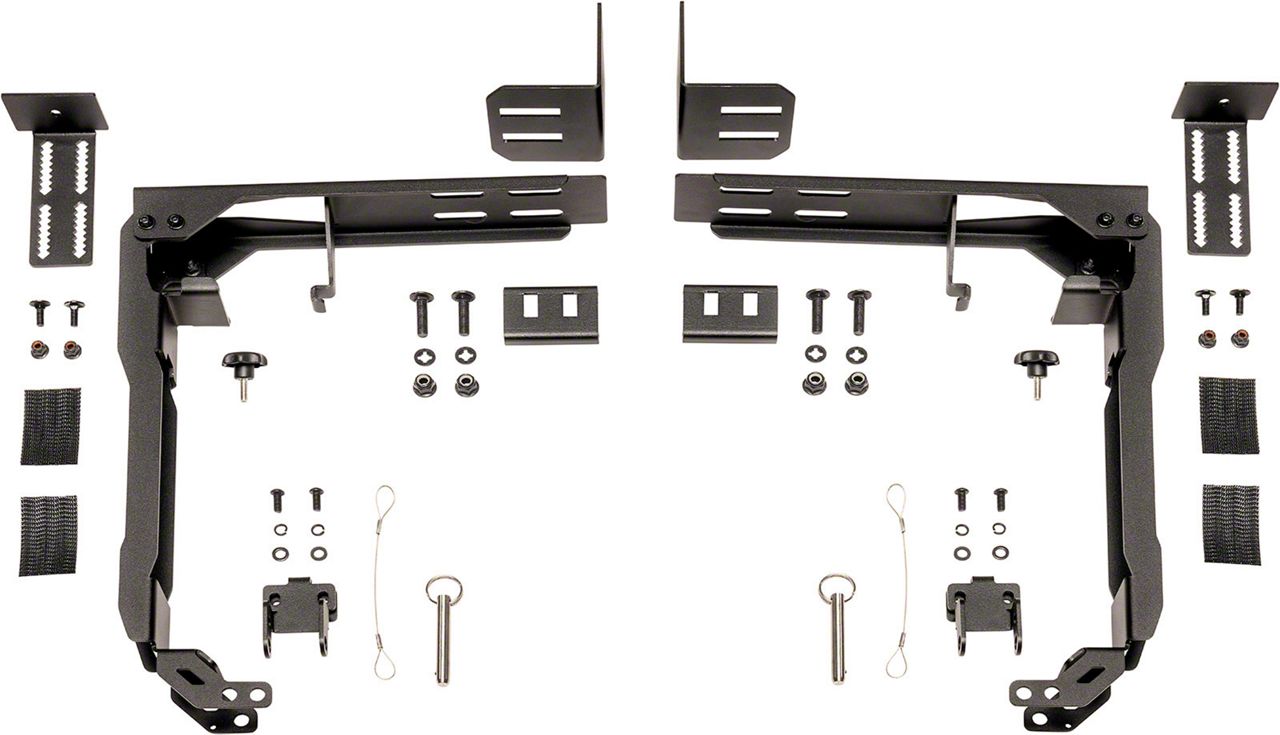 F-250 Super Duty Saddle Case Bed Mount Kit for Bedrail Flange Mounting ...