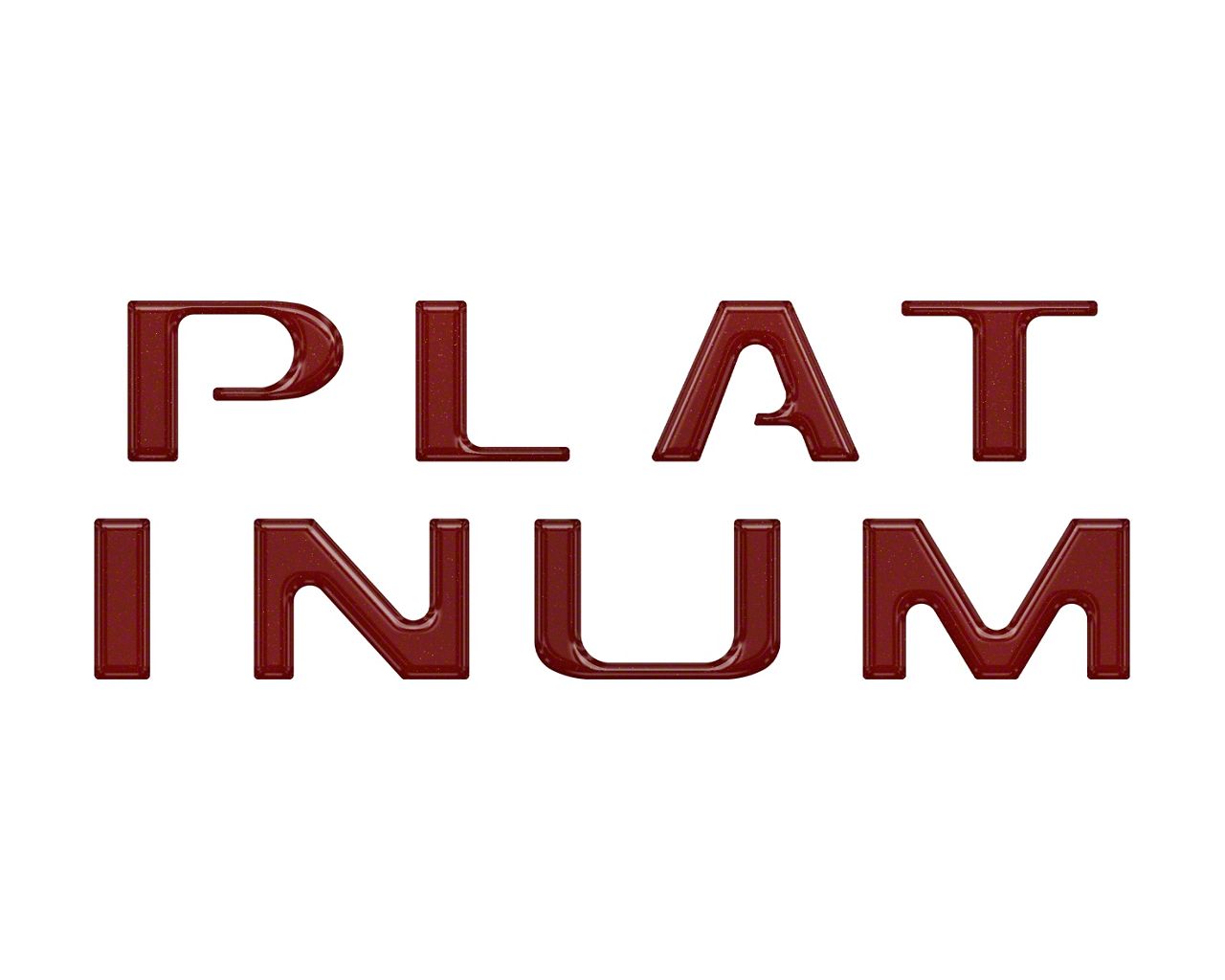 F-250 Super Duty Tailgate Letter Overlays; Rapid Red (20-22 F-250 Super ...