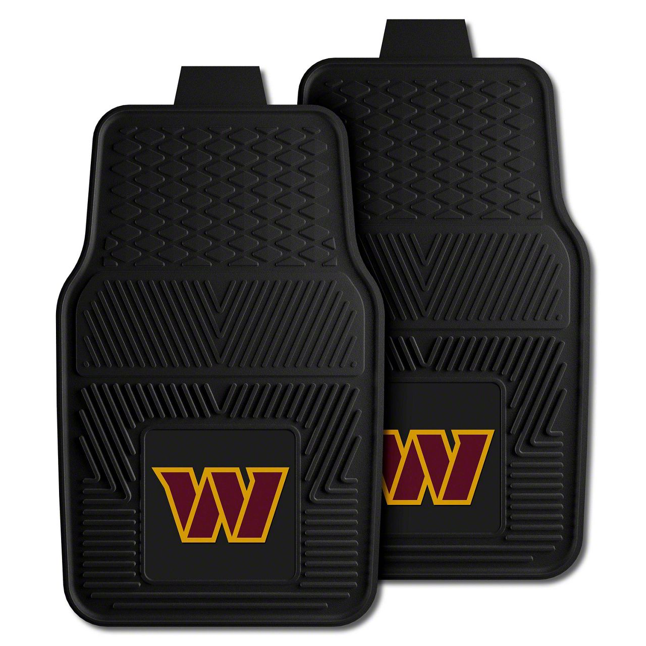 F-250 Super Duty Vinyl Front Floor Mats with Washington Commanders Logo ...