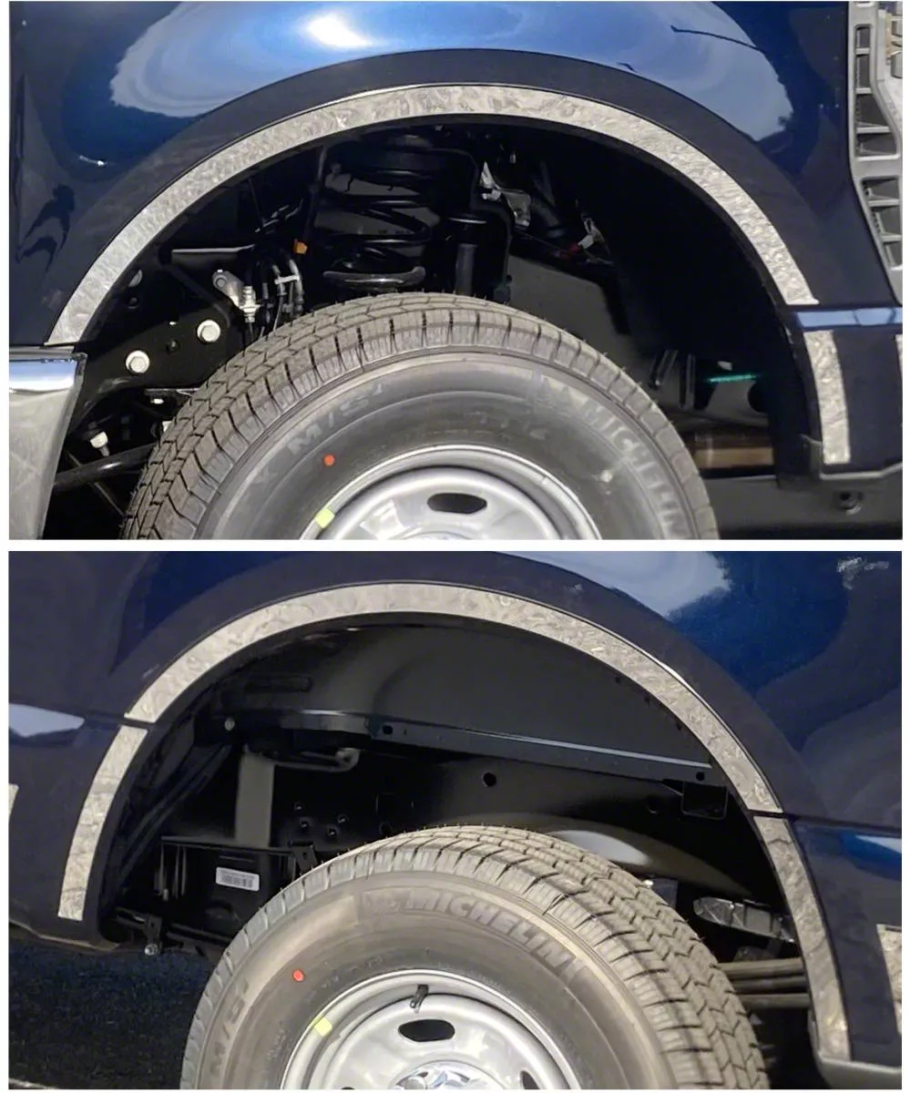 F-250 Super Duty Wheel Accent Trim; Stainless Steel (23-26 F-250 Super ...
