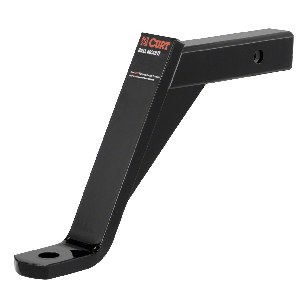 F-350 Super Duty 2-Inch Receiver Hitch Class III Ball Mount; 10-Inch Drop (Universal; Some ...