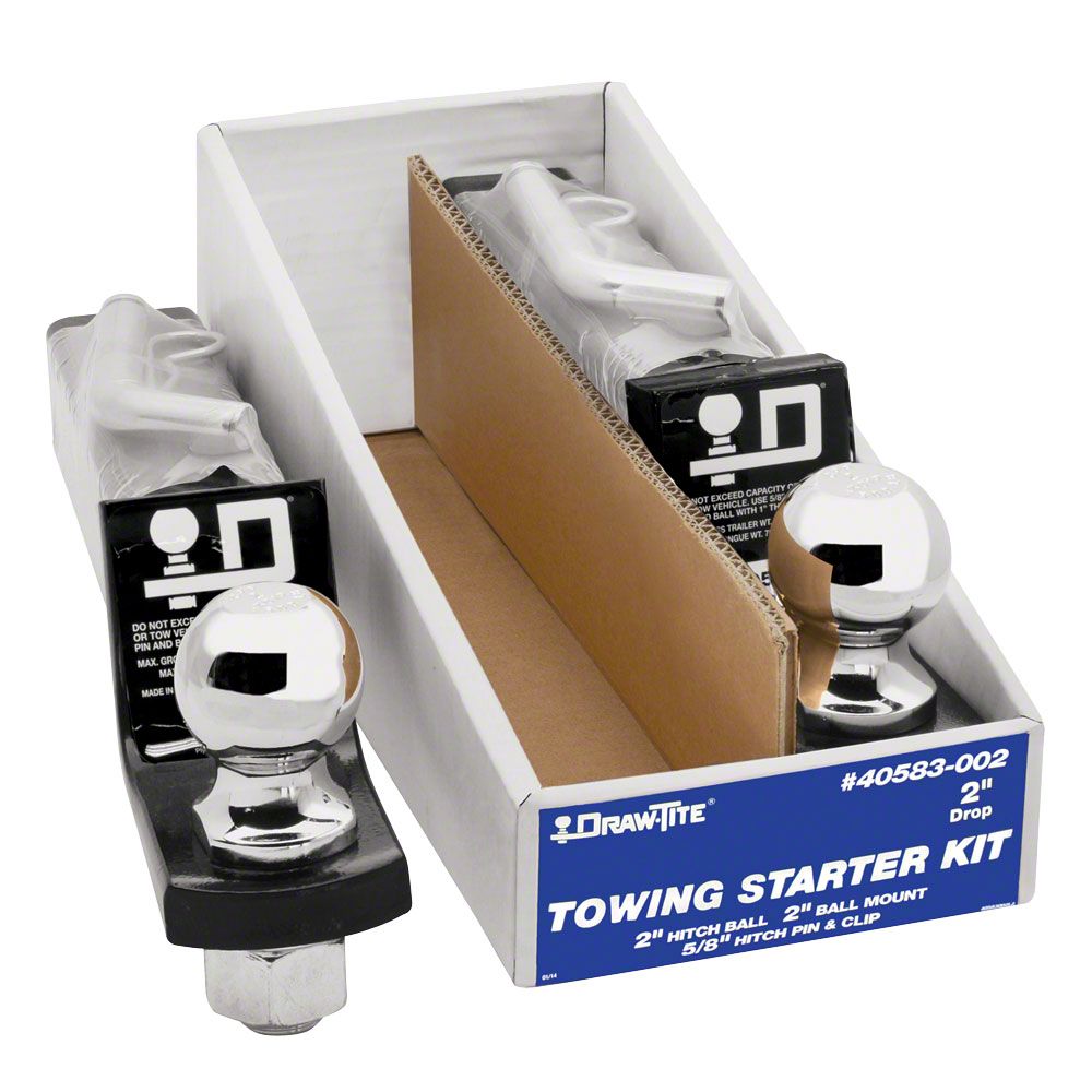 F-350 Super Duty 2-Inch Receiver Hitch Towing Starter Kit with 2-Inch ...