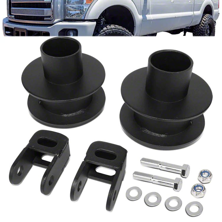 F-350 Super Duty 2.50-Inch Front Leveling Kit with Shock Extensions (11 ...