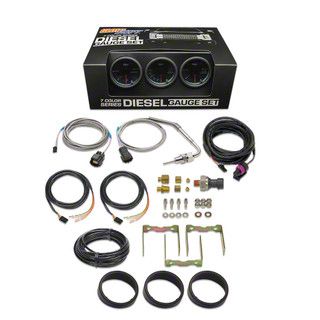 F-350 Super Duty 3-Gauge Diesel Truck Set; 60 PSI Boost/1500-Degree ...
