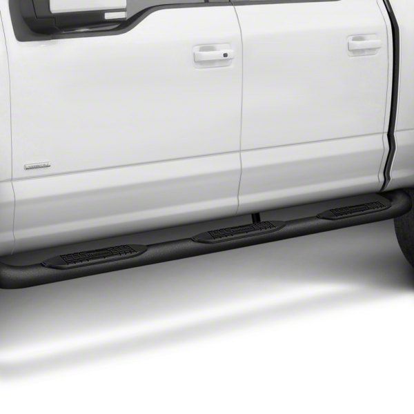 F-350 Super Duty 3-Inch Wheel-to-Wheel Nerf Side Step Bars; Black (11 ...