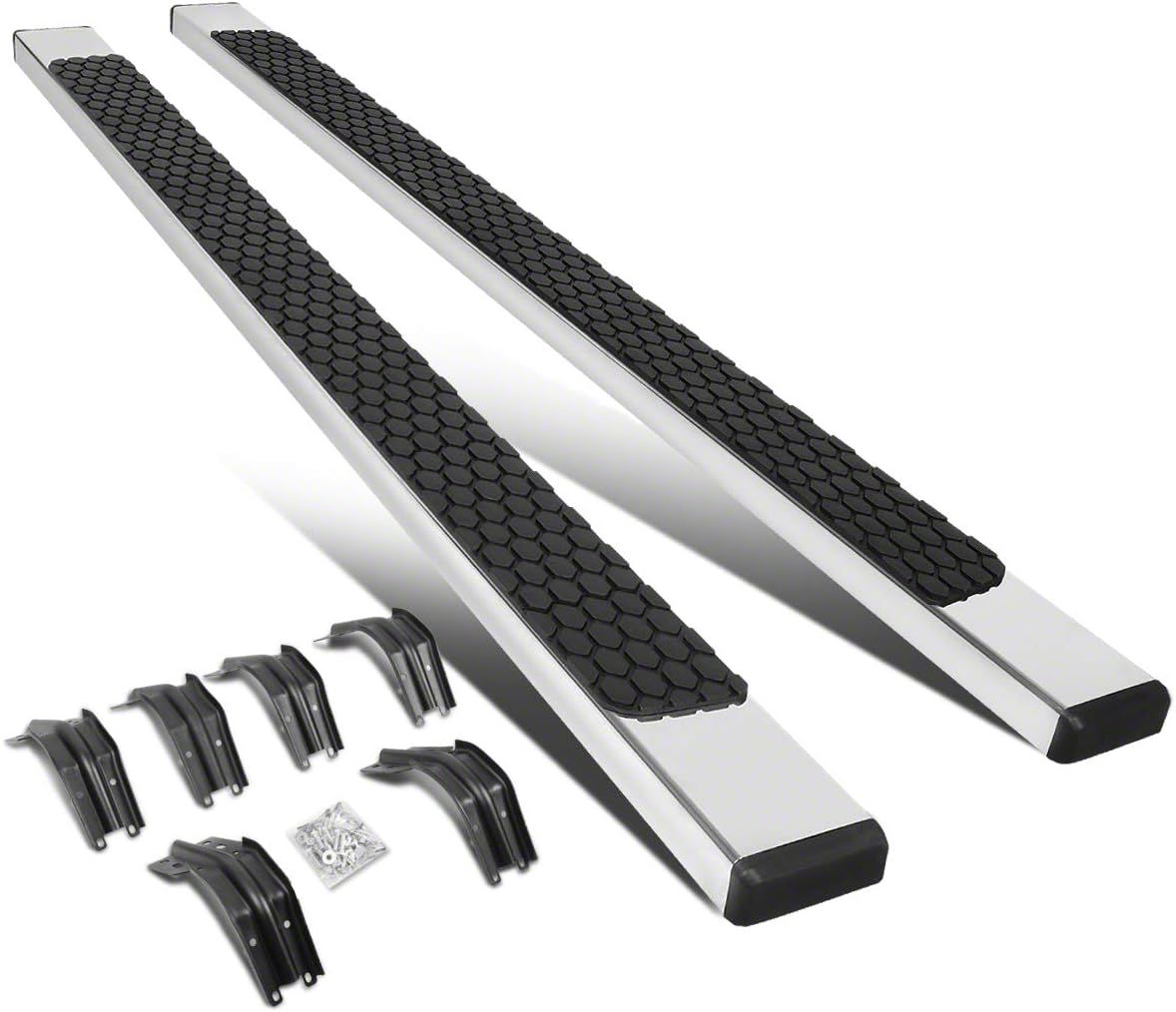 F-350 Super Duty 5-Inch Honeycomb Step Running Boards; Chrome (99-16 F ...
