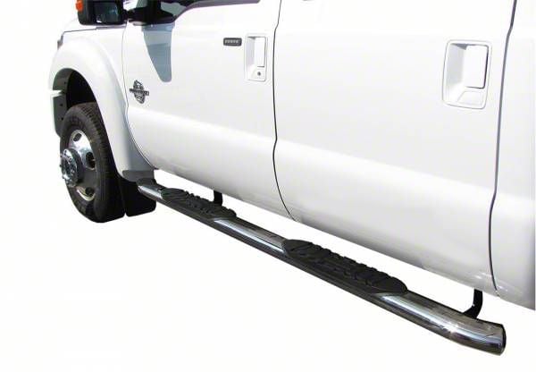 F-350 Super Duty 5-Inch Premium Oval Side Step Bars; Stainless Steel ...