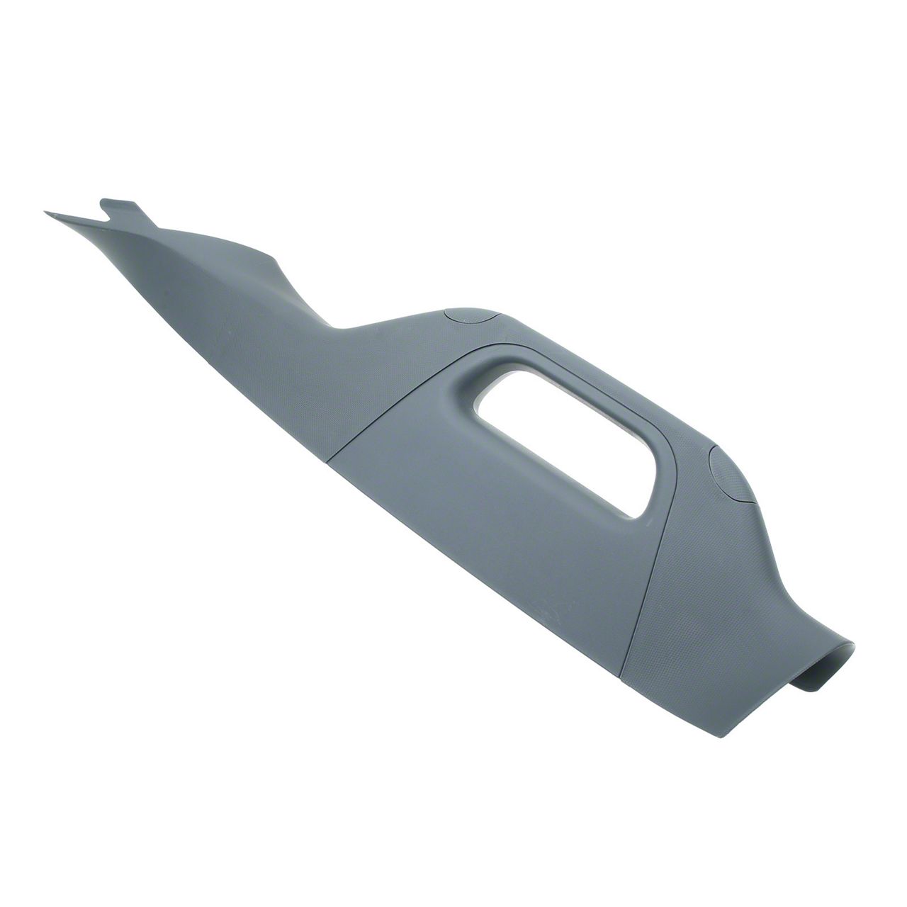 F-350 Super Duty A-Pillar Interior Trim Handle; Steel Gray; Driver Side ...