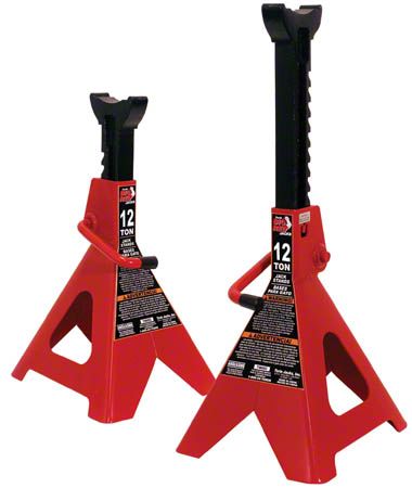 F-350 Super Duty Big Red Jack Stands; 12-Ton Capacity - Free Shipping