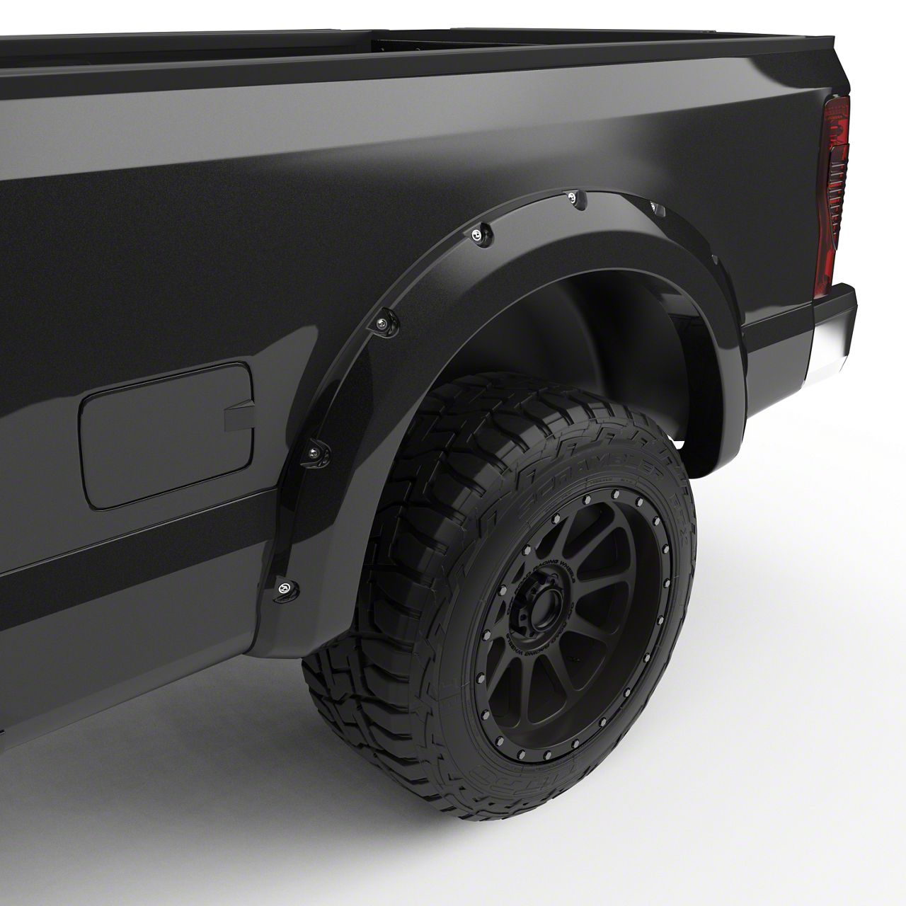 EGR F-350 Super Duty Bolt-On Style Fender Flares; Shadow Black 793914 ...