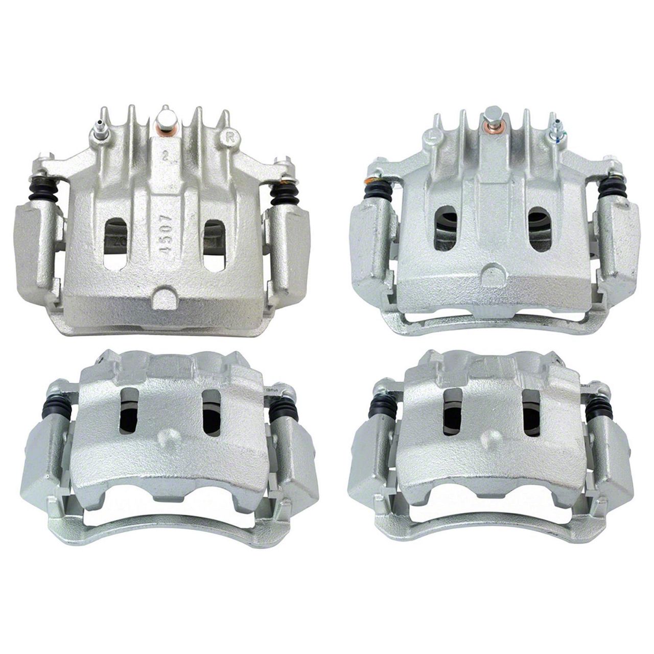 F-350 Super Duty Brake Calipers; Front and Rear (Late 00-04 F-350 Super ...