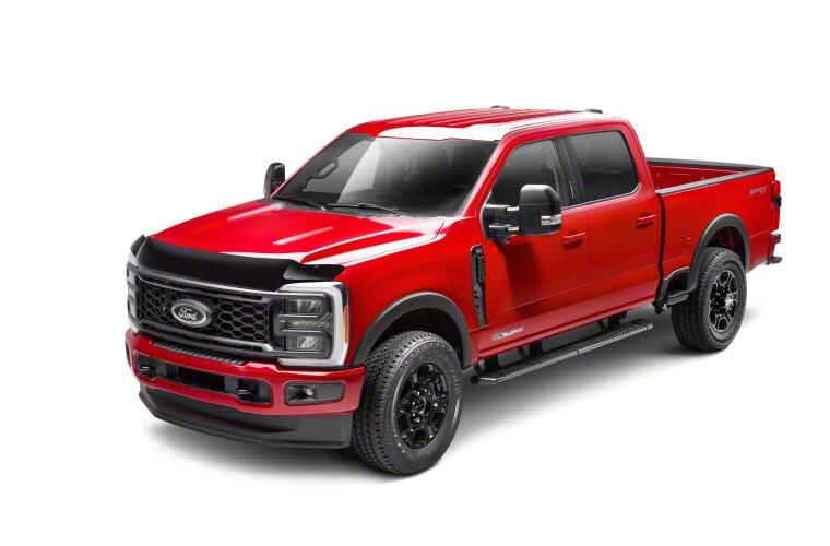 F-350 Super Duty Bugflector Hood Shield; Dark Smoke (23-24 F-350 Super ...