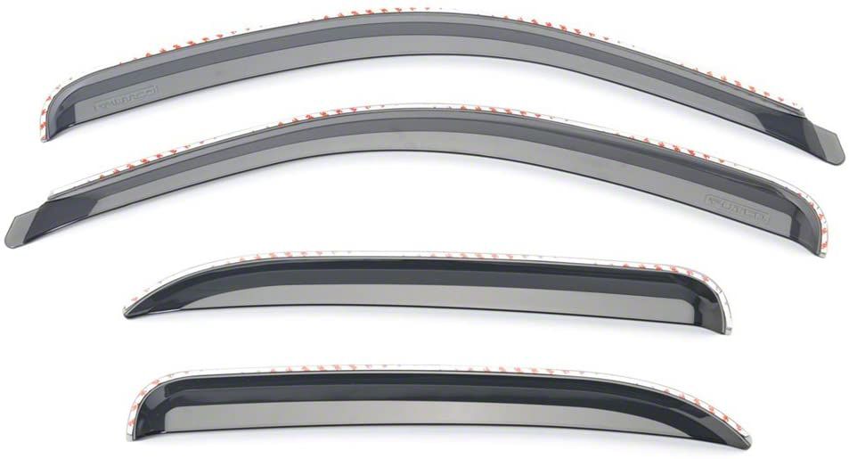 Putco F-350 Super Duty Element Tinted Window Visors; Channel Mount ...