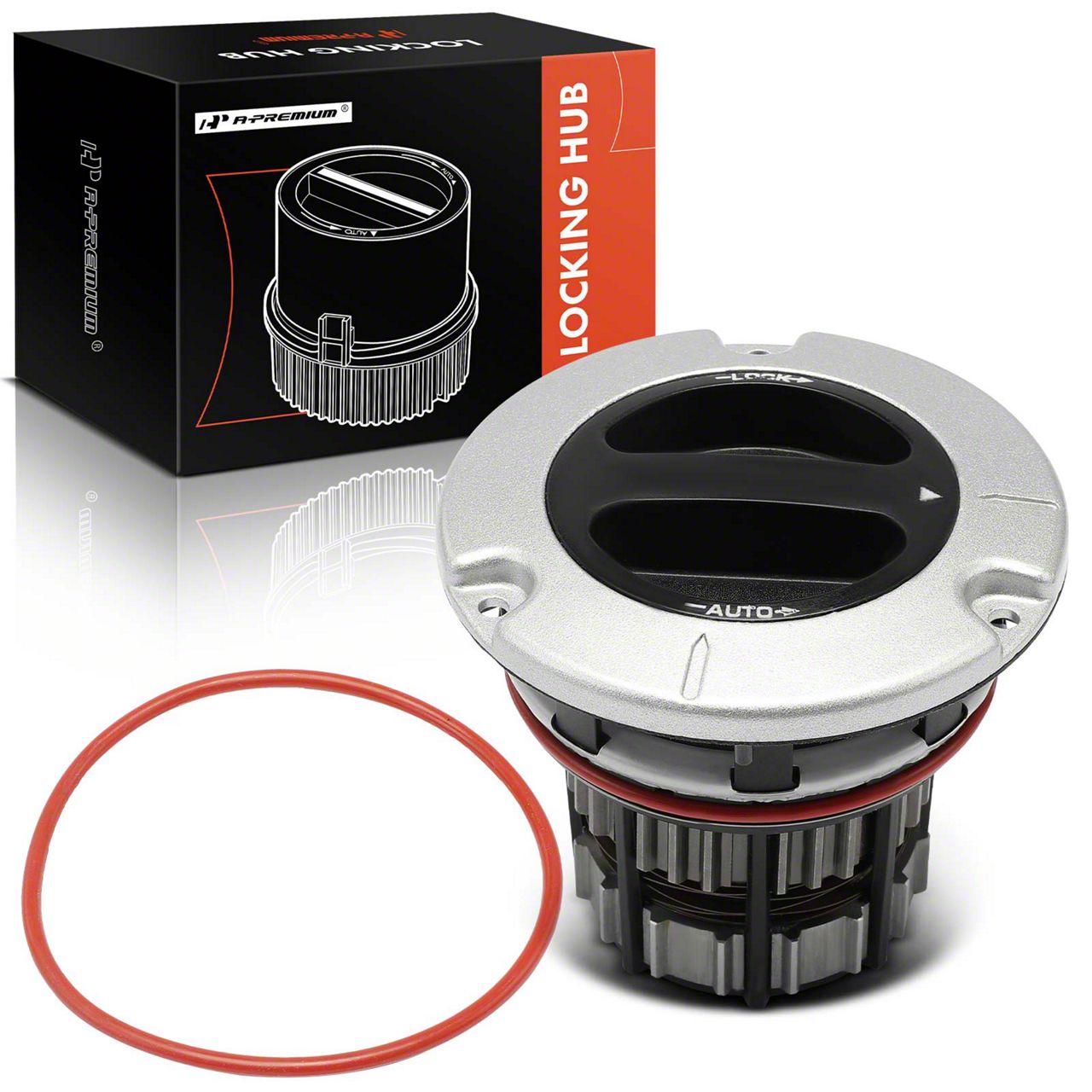 F-350 Super Duty Front 4WD Hub Actuator; Auto Locking (11-22 4WD F-350 ...