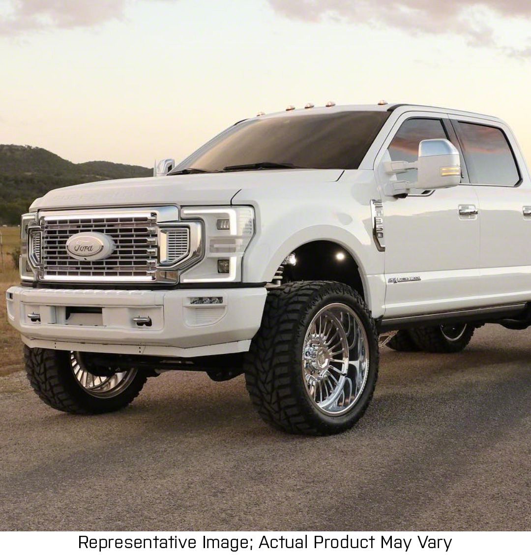 F-350 Super Duty Solid Aluminum Front Bumper Valance; Raw (20-22 F-350 ...