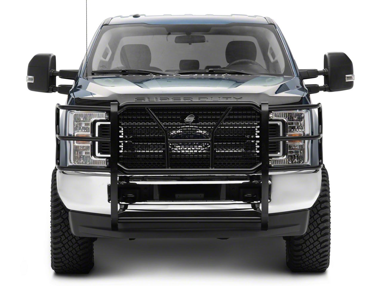 F-350 Super Duty HD Grille Guard; Black (17-22 F-350 Super Duty) - Free ...