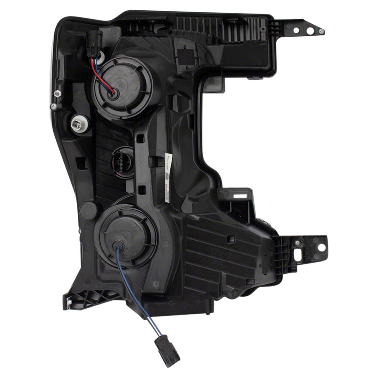 F-350 Super Duty Headlight; Black Housing; Clear Lens; Driver Side (20 ...