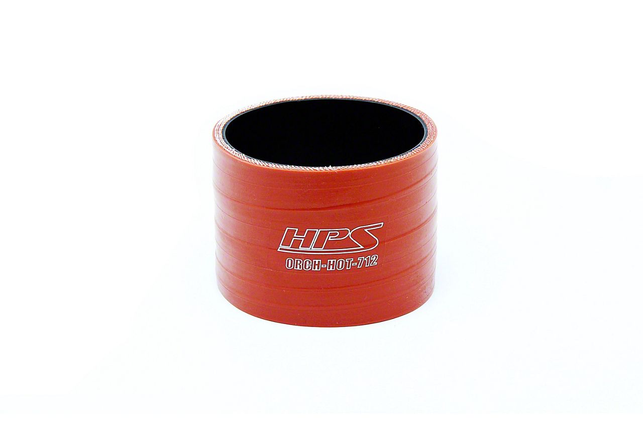 F-350 Super Duty Intake Plenum Silicone Boot Hose; Orange (99-03 7.3L ...