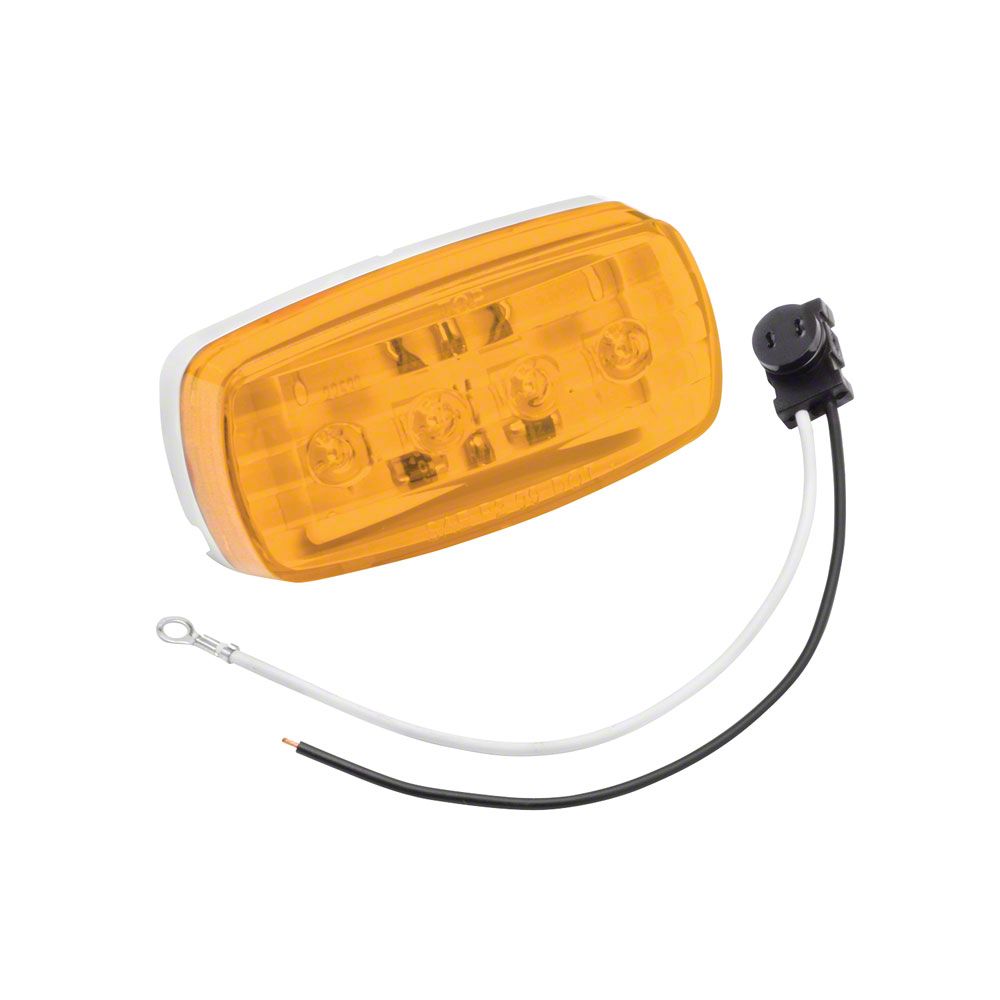 F-350 Super Duty LED Side Marker Trailer Clearance Light 58; Amber with ...