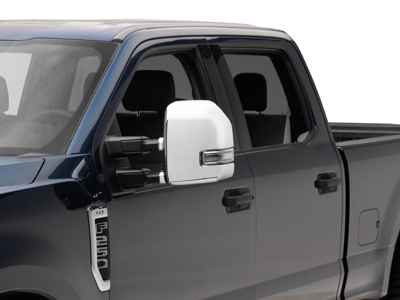 F-350 Super Duty Mirror Covers; Chrome (17-26 F-350 Super Duty) - Free ...
