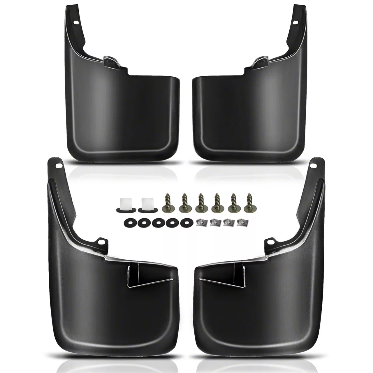 F-350 Super Duty Mud Flap Splash Guards; Front and Rear (11-16 F-350 ...