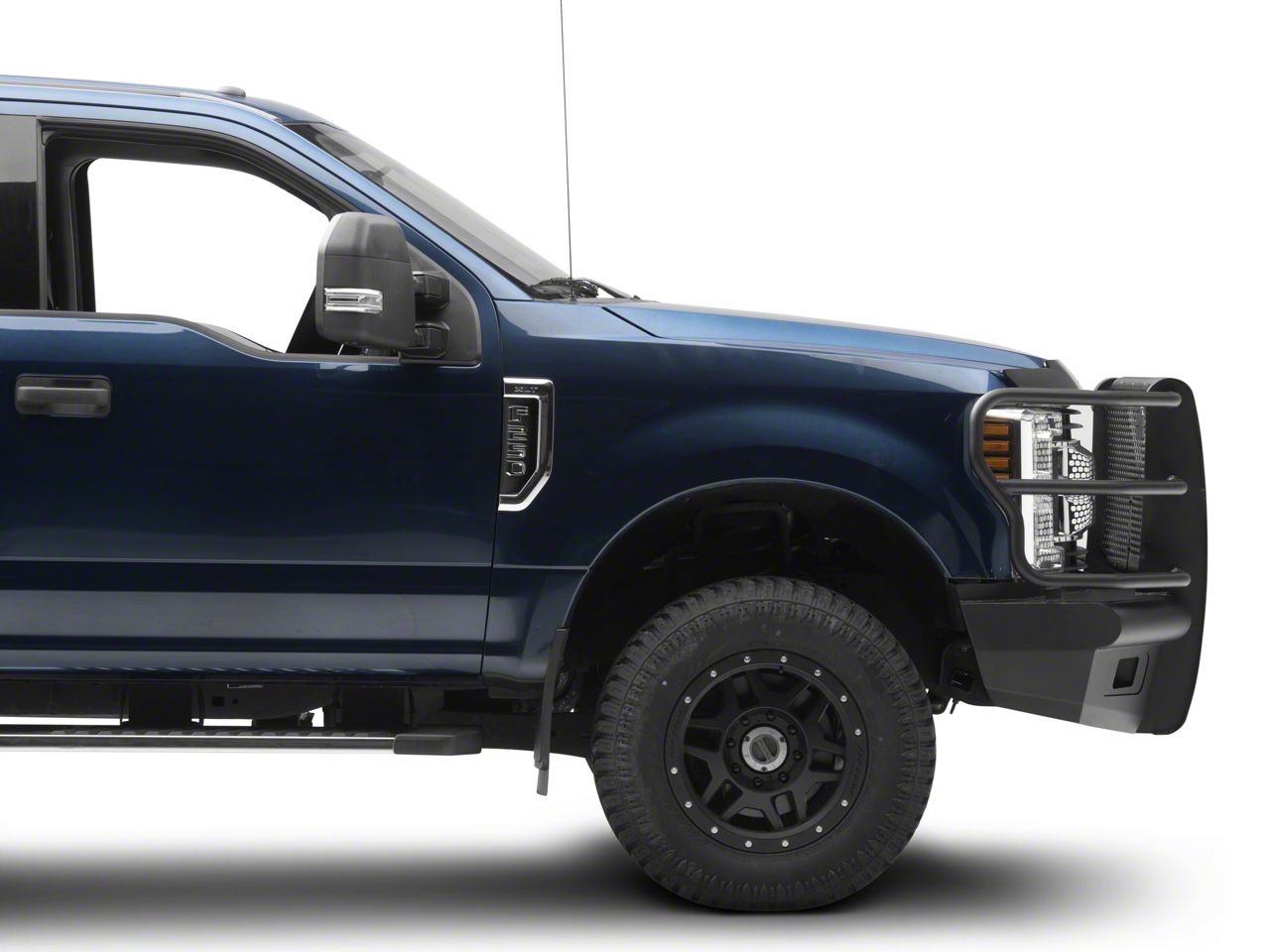 F-350 Super Duty Pipe Force Series Front Bumper; Black Textured (17-22 ...