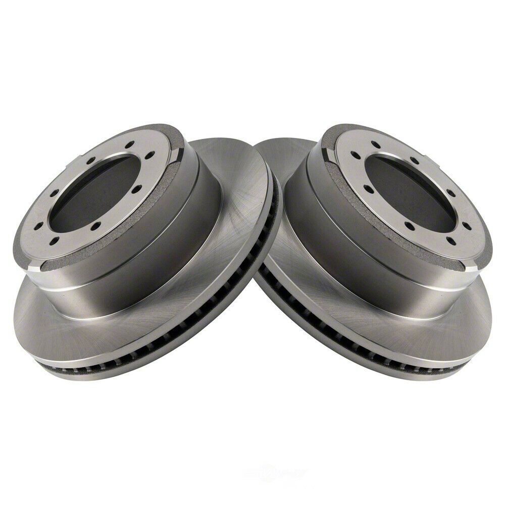 F-350 Super Duty Plain Vented 8-Lug Rotors; Rear Pair (13-19 F-350 ...