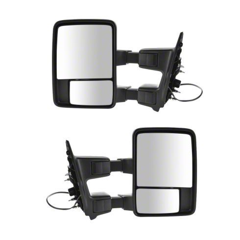 F-350 Super Duty Powered Heated Power Folding Towing Mirrors with ...
