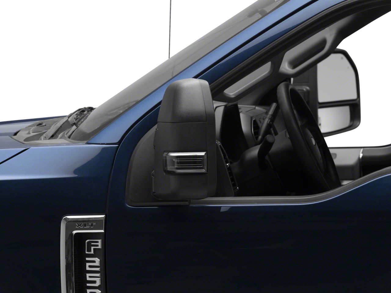 F-350 Super Duty Powered Heated Towing Mirrors with Smoked Turn Signals ...