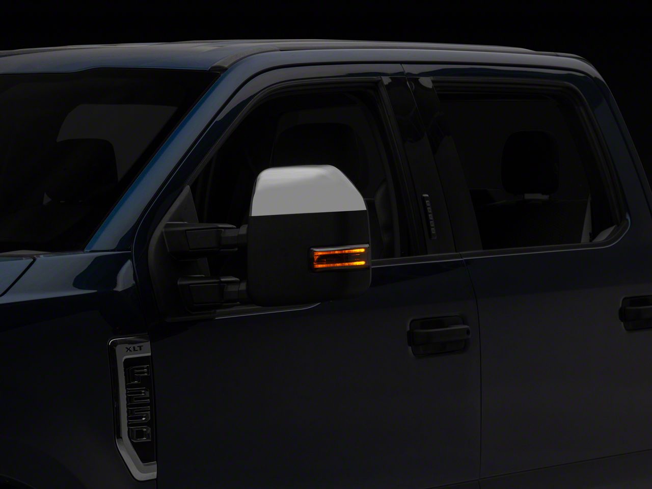 F-350 Super Duty Powered Heated Towing Mirrors with Smoked Turn Signals ...