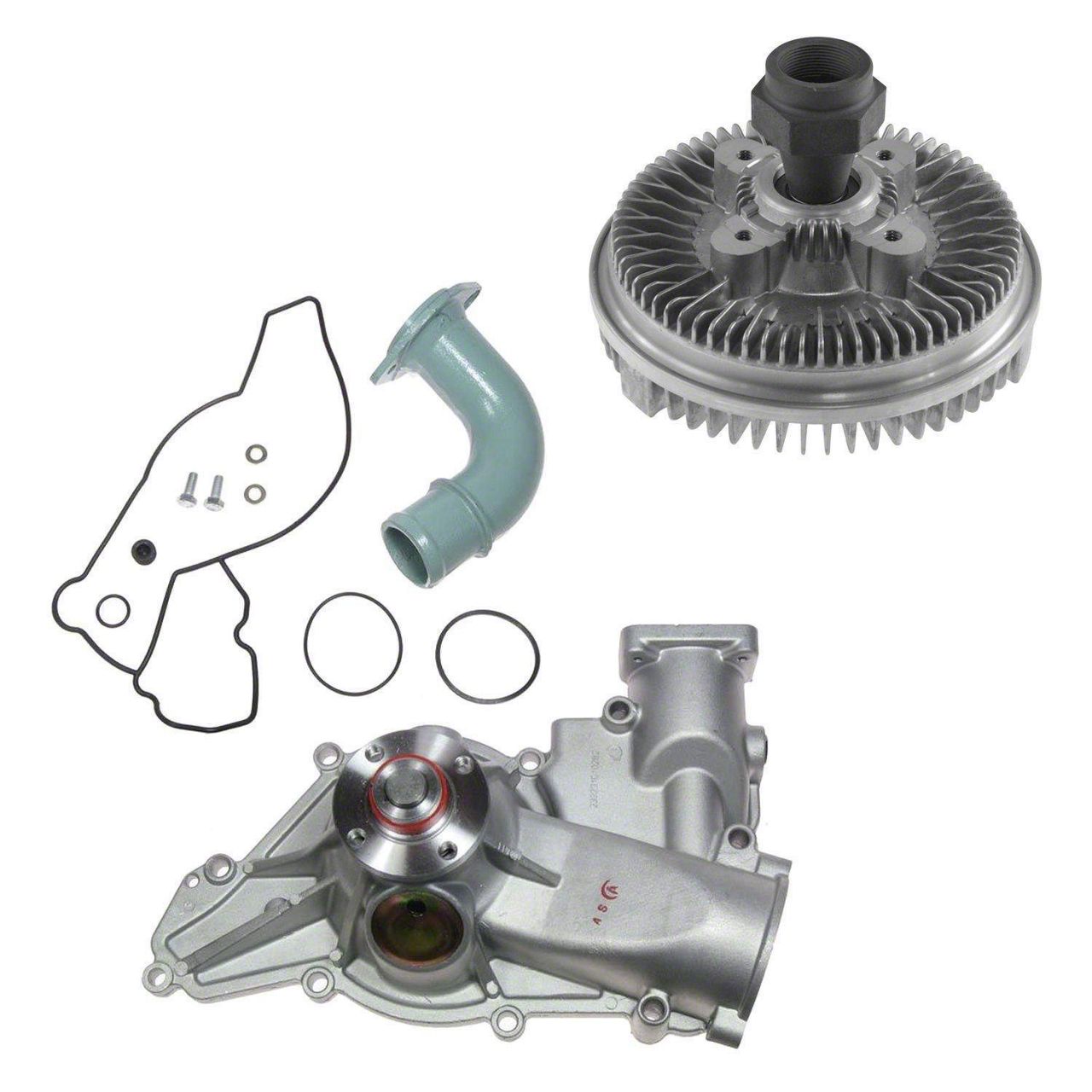 F-350 Super Duty Radiator Cooling Fan Clutch and Water Pump Kit (99-03 ...