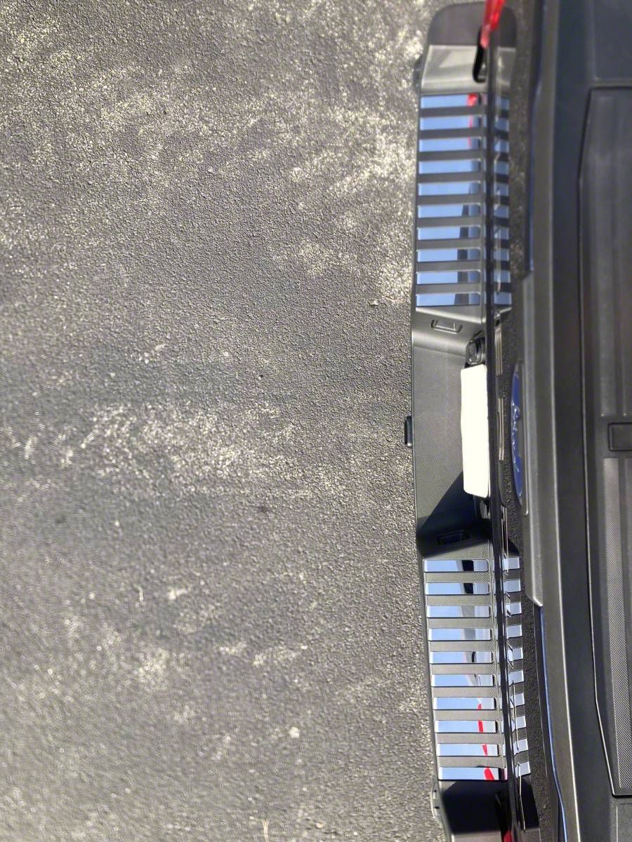 F-350 Super Duty Rear Bumper Accent Trim; Stainless Steel (23-25 F-350 ...