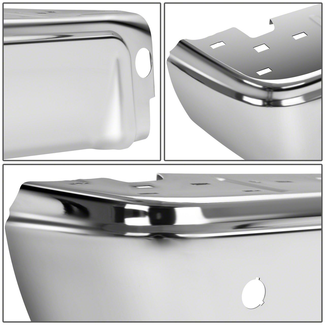 F-350 Super Duty Rear Bumper Corner Covers; Pre-Drilled for Backup ...