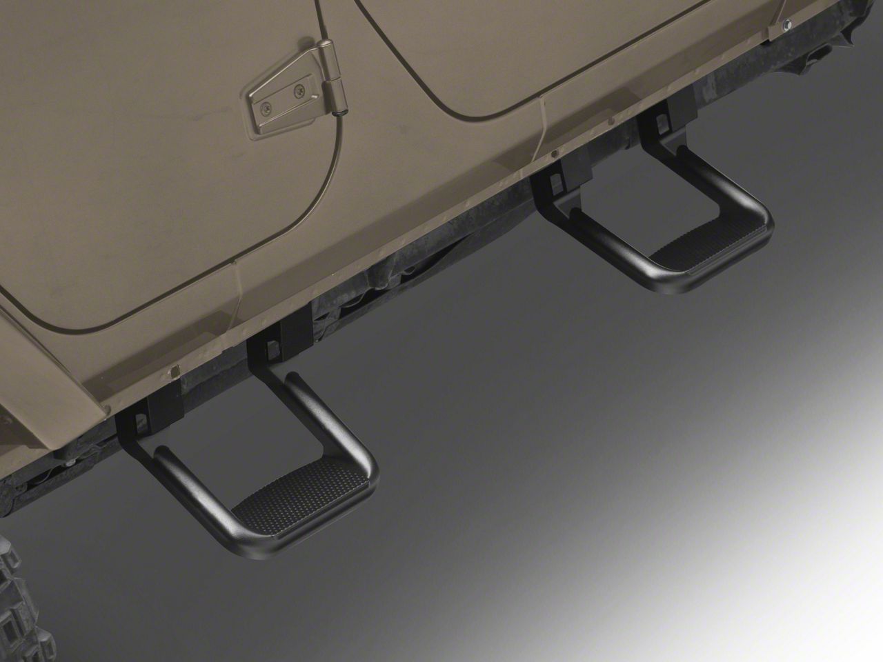 F-350 Super Duty Side Hoop Steps; Black (Universal; Some Adaptation May ...