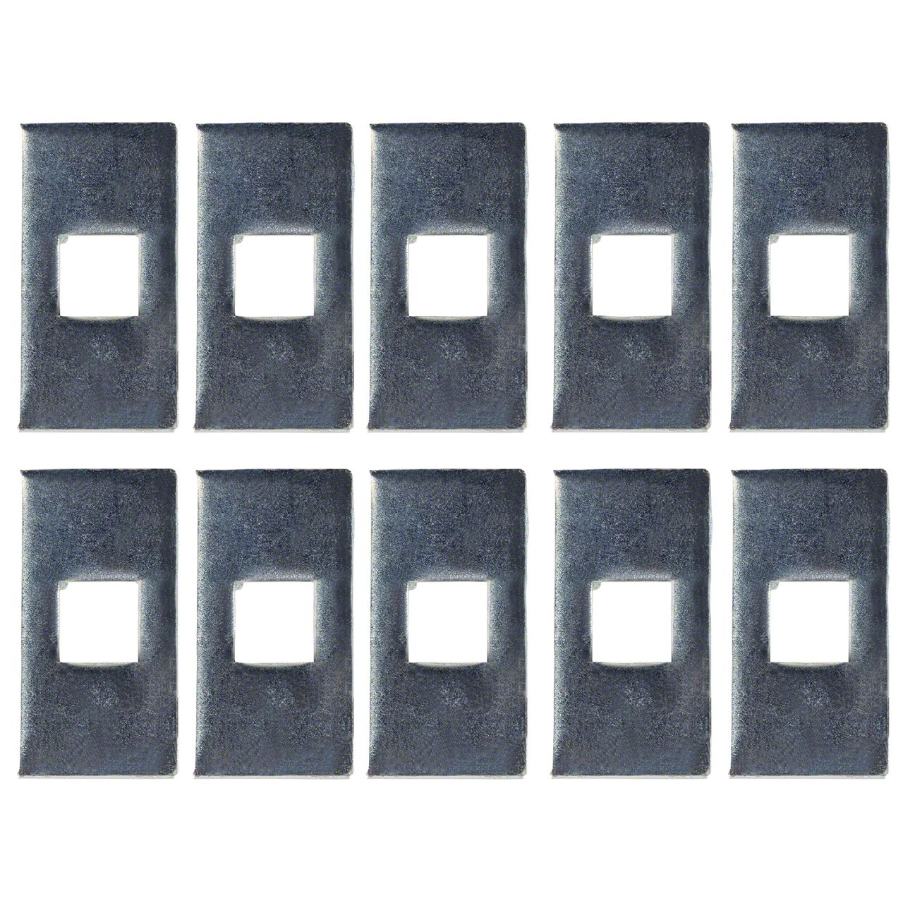 F-350 Super Duty Spacer Blocks; 1/4-Inch x 1-Inch x 2-Inch