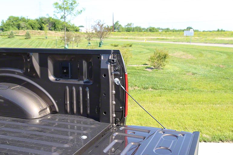 F-350 Super Duty Truck Bed Tie Downs; Black (17-24 F-350 Super Duty ...