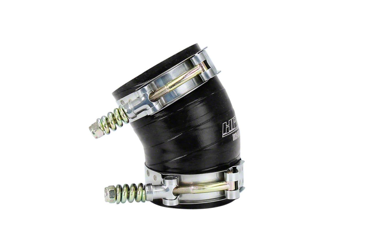 F-350 Super Duty Turbo Outlet Silicone Boot Hose with Clamps; Black (03 ...