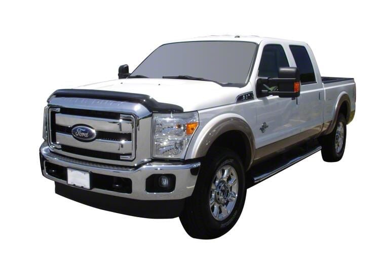 F-350 Super Duty Bugflector II Hood Shield; Dark Smoke (11-16 F-350 ...