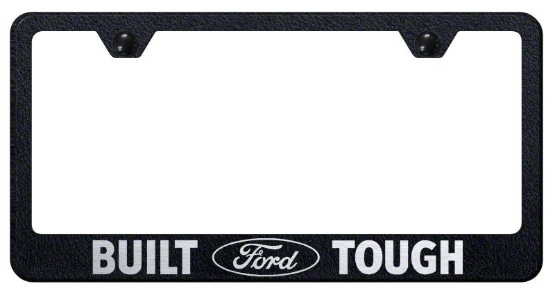 F-350 Super Duty Built Ford Tough Stainless Steel License Plate Frame ...