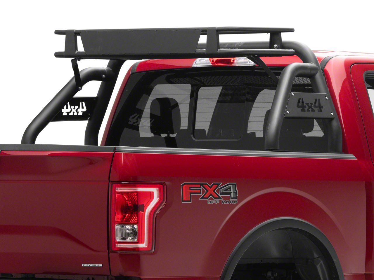 F-350 Super Duty Roll Bar with Cargo Carrier Basket (11-18 F-250 Super ...